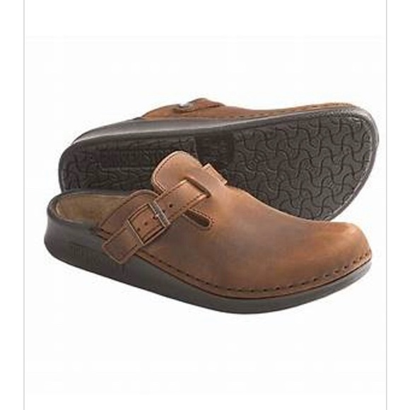 Birkenstock | Shoes | Birkenstock Oklahoma Tatami Clog Antique Brown ...
